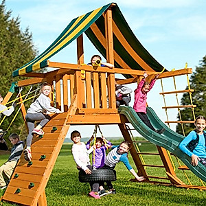 Eastern Jungle Gym Extra Large Plastic Toy Telescope Swing Set Accessory Green for Outdoor Wooden Swing Set