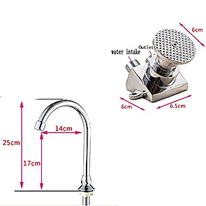 Copper Floor Mounted Foot Pedal Basin Faucet for Hospital Medical Laboratory