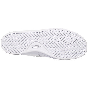 K-Swiss Women's Court Pro II CMF Sneaker, White/Silver, 7.5 M