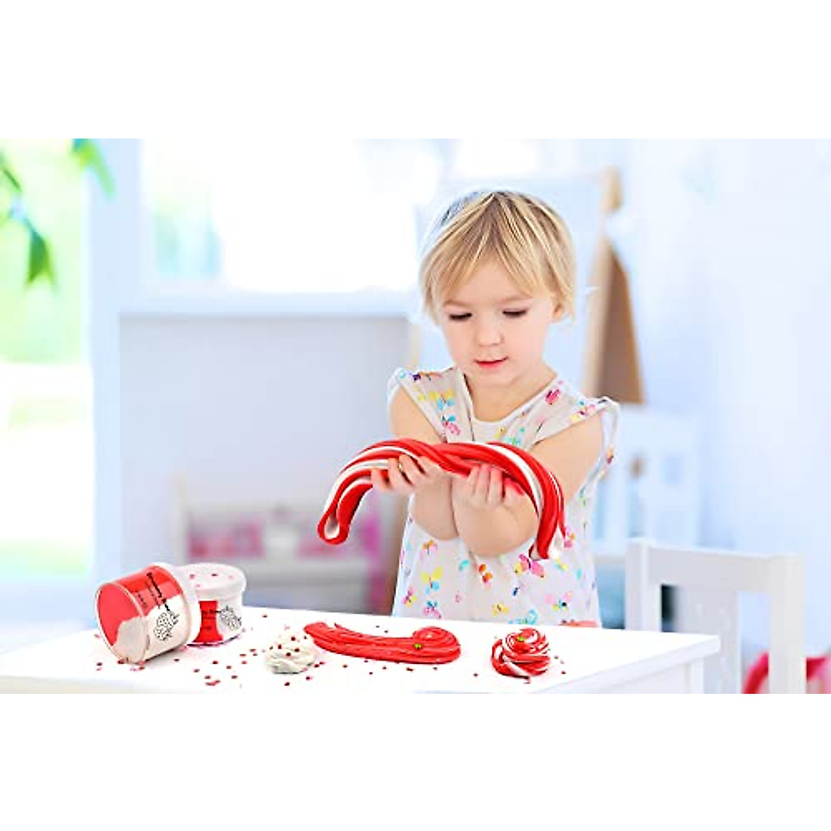 CIOAIWAE Butter Slime Kit,Strawberry Slime Super Soft and Non-Sticky, Party Favors Slime Toys for Girls Boys (7oz 200ML)