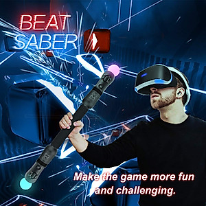 AMVR [Pro Version] Long Stick Handle Extension Grips Stand for PlayStation VR Controllers Playing Beat Saber Games