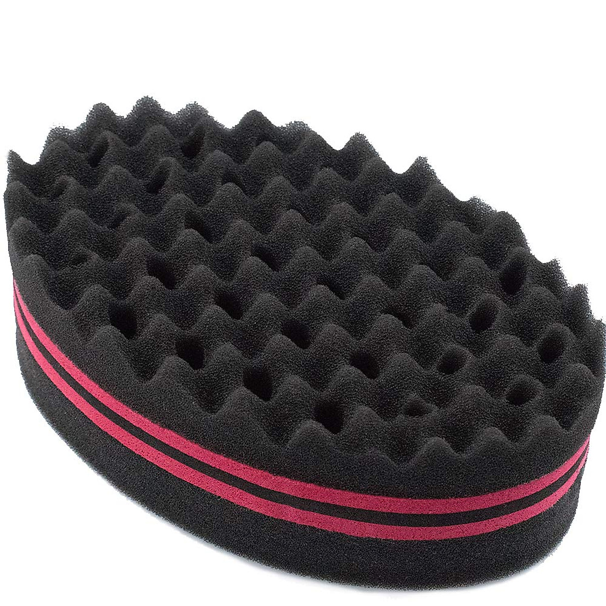 Hair Magic Twist Sponge Two Sides Dread Afro Coil Barber Sponge for Curl Curling Sponge Brush Men and Women Foam Wave Sponge Big and Small Holes for Boy Girl Long Short Hair 1 Pcs (B07V9J6QDR)