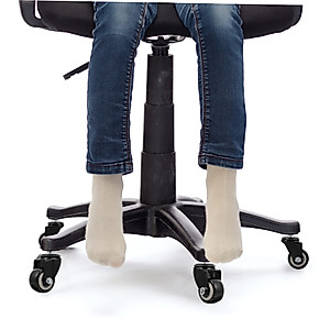 COOPHYA 5 Pcs Boss Chair Caster Computer Chair Wheels Carpets Gliding Wheels Workbench casters Castor Wheels Hardwood Floors Wheels Rubber Polyurethane (pu) Universal to Rotate Transport