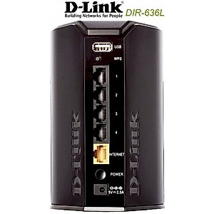 D-Link Wireless N 300 Mbps Home Cloud App-Enabled Gigabit Router (DIR-636L)