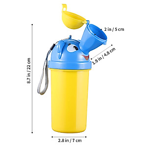 Portable Travel Potty, Emergency Urinal Toilet Potty for Toddler Kids, Pee Training Bottle Cup Cartoon Potty for Boys Girls, Outdoor Potty for Car, Camping