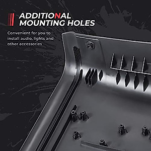 KEMIMOTO Roof Top Hard Combination Sport Roof Top Compatible with Polaris Ranger XP 900/ 1000/ XP 1000/ 570 3-Seat Roof (NOT Fit 2016+ Full Size 570 Roll Bar Cage)