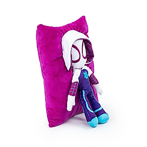 Marvel Spidey & His Amazing Friends Gwen Ghost Spider 3D Snuggle Pillow - Super Soft Plush Pillow - Measures 15 Inches