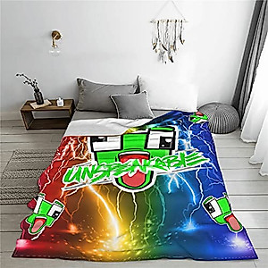 Afifuots Blanket Ultra-Soft Micro Fleece Blanket Throw All Seasons Warm Throw Blanket for Nap 60"X50" 1-2