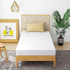 Twin Mattress, Fiberglass Free 6/8/10/12 inch Twin Size Bed Mattresses in A Box, CertiPUR-US Certified Made in USA for Daybed, Kids Bunk Trundle Bed, Gel Memory Foam, Medium Firm, 75"L x 38"W