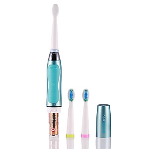 SONICETY Electric Toothbrush HI-910 Sky Blue (Value Pack Includes 3 Brushheads)
