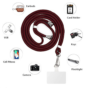 Shantime Emporia Smart 4 Case + Universal Mobile Phone Lanyards, Neck/Crossbody Soft Strap Silicone TPU Cover Bumper Shell for Emporia Smart 4 (4.95”)