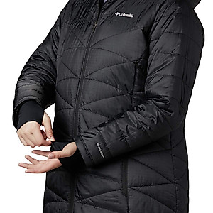 Columbia Women's Mighty Lite Hooded Jacket, Black, X-Large