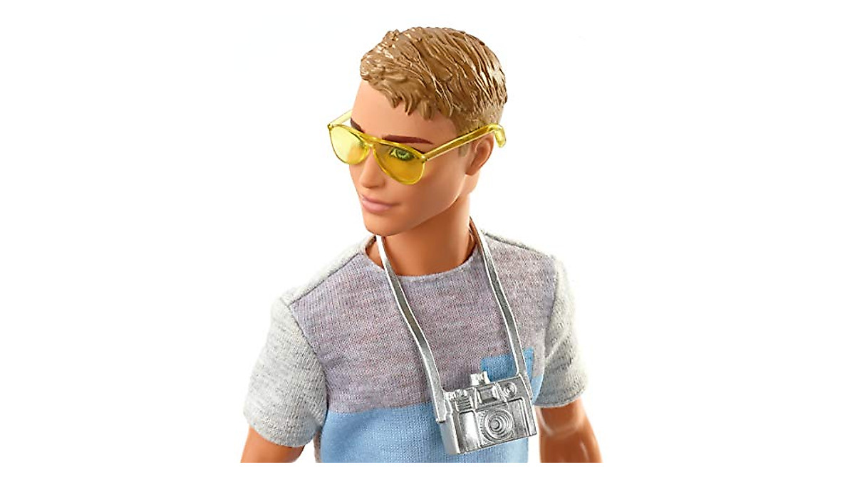 Explore with Barbie Ken Doll & Travel Accessories