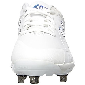 New Balance Women's Fuse V1 Metal Softball Shoe, White, 8 B US