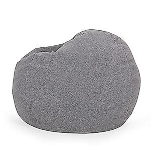 Christopher Knight Home Wibaux Bean Bag, Gray