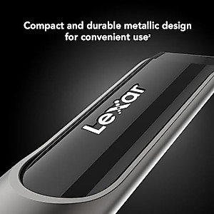 Lexar 1TB JumpDrive P30 USB 3.2 Gen 1 Flash Drive, External Storage, Up To 450MB/s Read/Write, Durable Metallic Design, Titanium (LJDP030001T-RNQNG)
