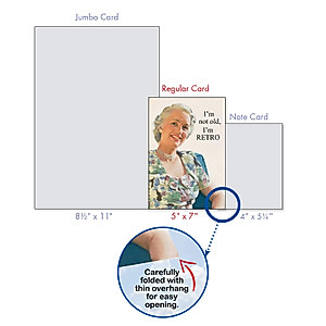 NobleWorks - 10 Funny Birthday Cards Assortment - Adult Retro Notecard Set, Bulk Boxed Humor - Old Enough to Know Better A1236