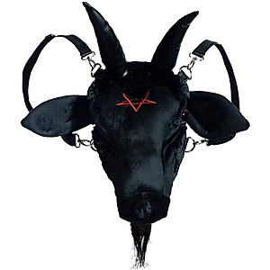 Kreepsville 666 Goathead Baphomet Plush Purse Bag