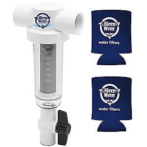 Irrigation Sprinkler Well and Whole House Sand Sediment Separator Water Filter 1 Inch Slip Fit Inlet Outlet
