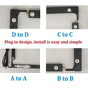 DeYoWo 75 Inch Interactive 10 Points Infrared IR Touch Screen Overlay Frame Free Driver