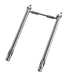 MixRBBQ 18Inch Grill Burner for Weber 69785, Weber Spirit I & II 200 Series Gas Grill, Fit Weber Spirit E-210 E-220 Spirit S-210, S-220 Gas Grills with Up Front Control, Burner Tube Replacement Part