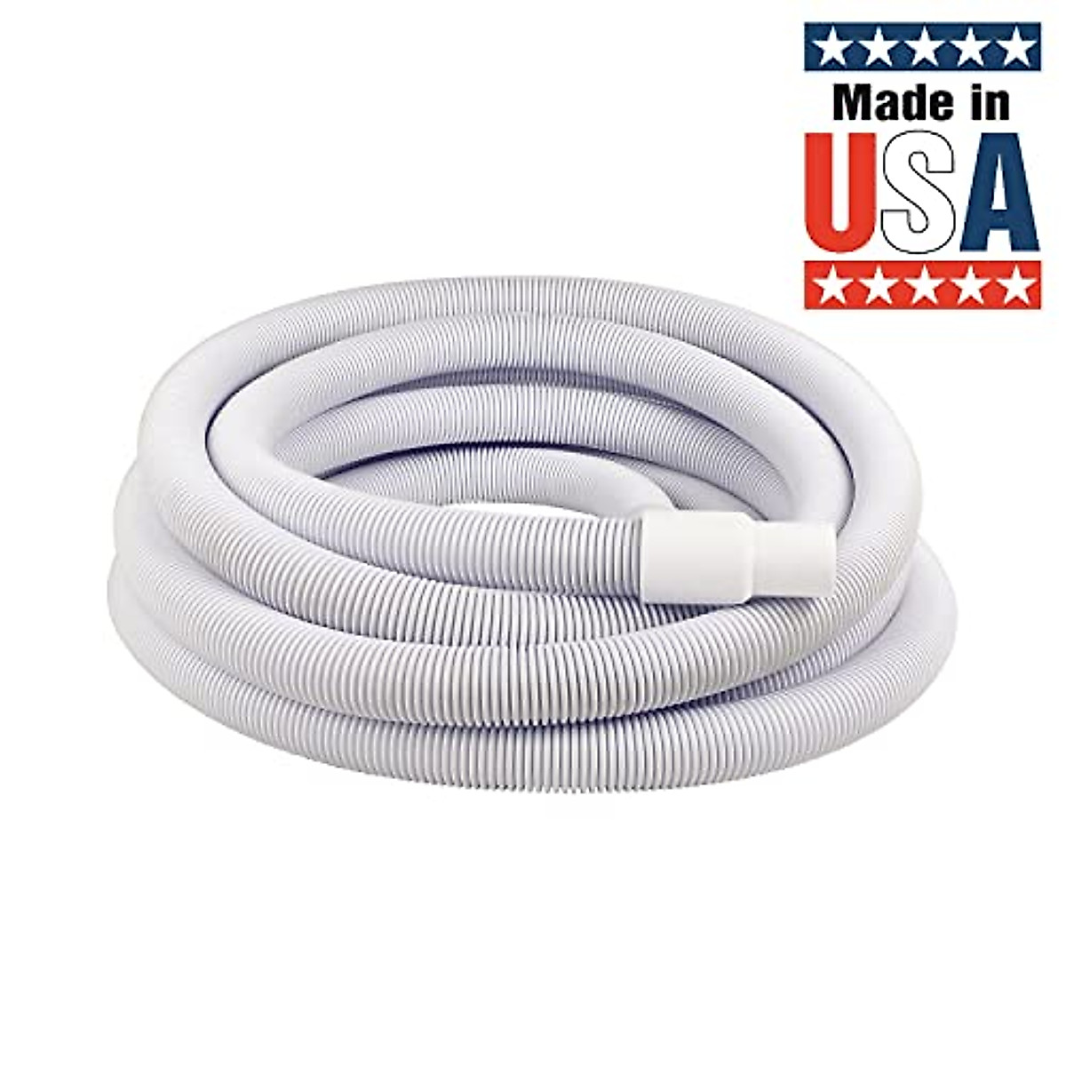 Poolmaster 32227 Above-Ground Swimming Pool Vacuum Hose, 1-1/4-Inch x 27-Feet, Neutral