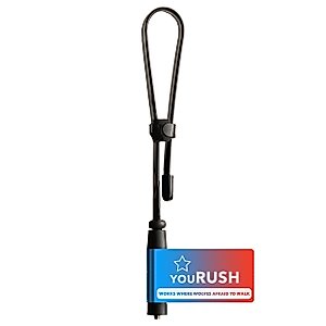 youRUSH Ham Radio UV5R Antenna Compatible with Baofeng UV-5R, UV-82, BF-F8HP. 18.7 Foldable Tactical Antenna SMA Female Connector Dual Band VHF/UHF for Two Way Radio & Lanyard youRUSH