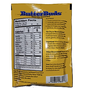 Butter Buds 3 x 4 ounce packs (12 oz. total)