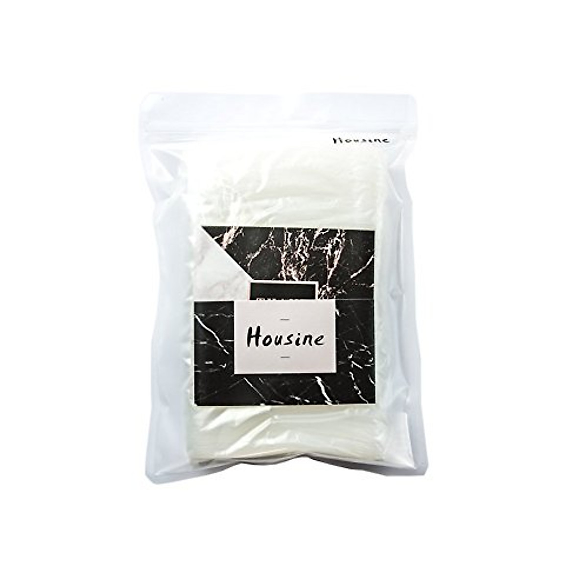 Housine Non-Slip Rubber Hanger Grippers Clear Hanger Strips A Bag of 100 Pcs