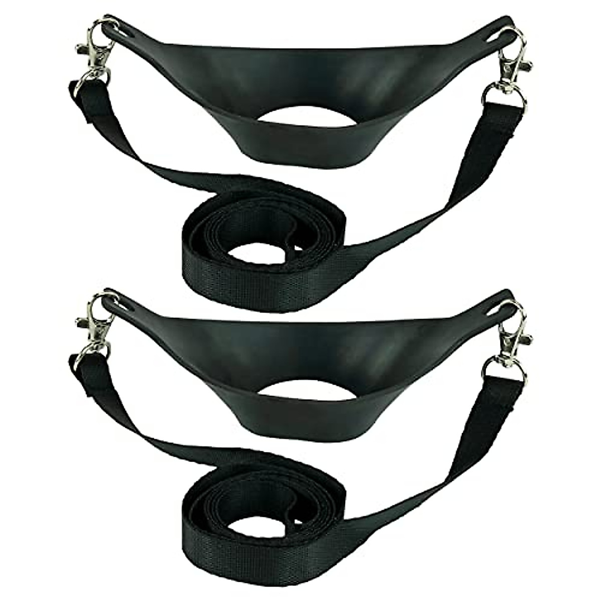 Fairly Odd Novelties Wine Glass Lanyard, Black, Set of 2 Funny Drinking Lifehack Gag Gift