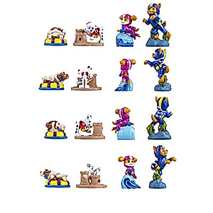 Penn-Plax Paw Patrol Aquarium Ornament Bundle – Includes Chase, Marshall, Rubble, and Skye – 4 Pieces – Mini