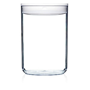 Click Clack Pantry Canister, 4.2-Quart, White Lid