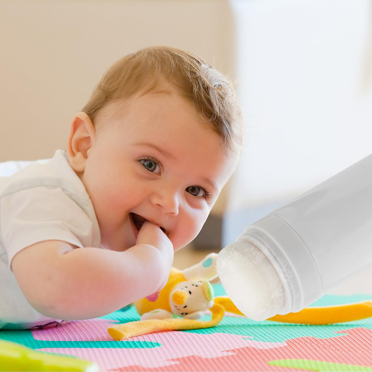 FOMIYES Loose Powder Containers Powder Powder Puff Box talcum Powder Bottle Body Powder Container with Puff Loose Powder Bottle for Body Powder Makeup Powder Container Puffs