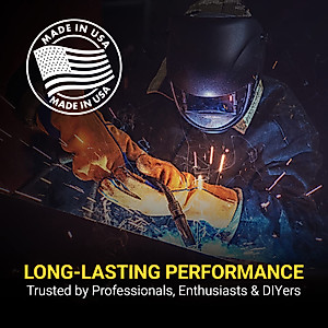 Spartan Power Welding Lead & Car Battery Cable Copper Wire - DIY Bulk Car Battery Cable, Pro American Made Automotive Grade Battery Cable - 600 Volt, 4 AWG, 10 Foot, Black