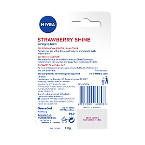 Nivea Lip Care Fruity Shine Strawberry, 4.8g