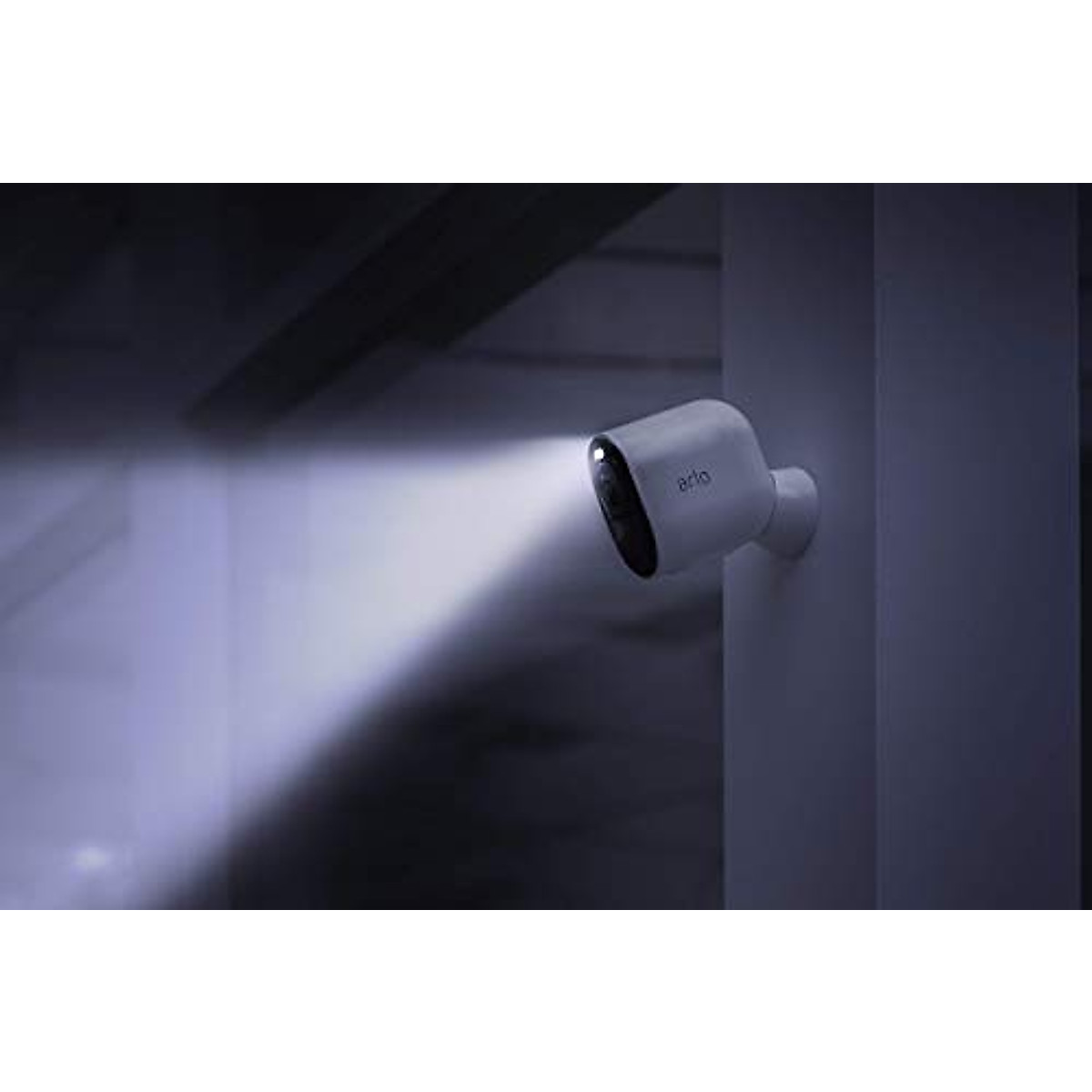 Arlo Ultra - 4K UHD Wire-Free Security 3 Camera System | Indoor/Outdoor with Color Night Vision, 180° View, 2-Way Audio, Spotlight, Siren | Compatible with Alexa and Homekit | (VMS534) (Renewed)