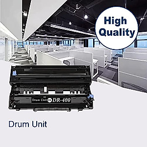 JUL 1-Pack Black DR-400 DR400 Drum Unit Compatible Replacement for Brother DCP-1200 1400 HL-1230 1240 1250 1270N 1435 MFC-8300 8500 8600 P2500 8700 9600 9700 9800 IntelliFax-4100e 4100 4750 Printer