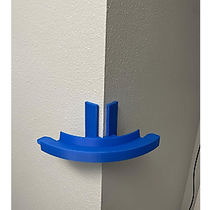 Corner Wall Mount Track Compatible with Hot Wheels | 90 Degree Turn with Removable Adhesive for Mounting to Wall | Made in USA (Outside Curve, 3-Pack)