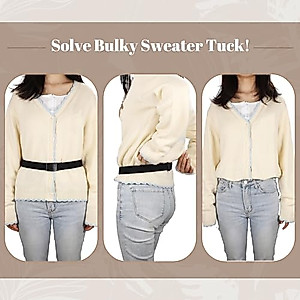 JASGOOD Womens Invisible Belt Comfortable Elastic Adjustable No Show Web Belt for Women or Men