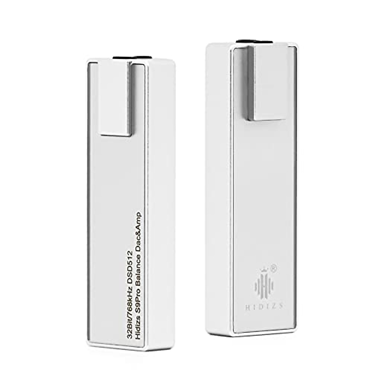 Upgraded Hidizs S9 Pro USB-C Amp DAC Headphone Amplifier Portable Headphone Adapter Balanced and Single-Ended Hi-Res Compatible for iOS Android Windows (Silver)
