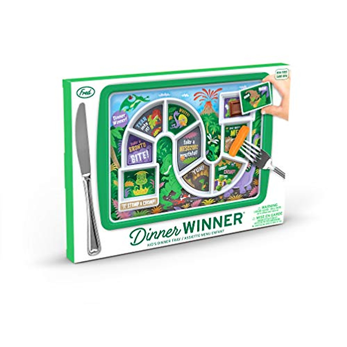 Genuine Fred Dino Time Genuine Fred WINNER Kid's Dinner Tray, 30 x 21.2 x 2.5 cm