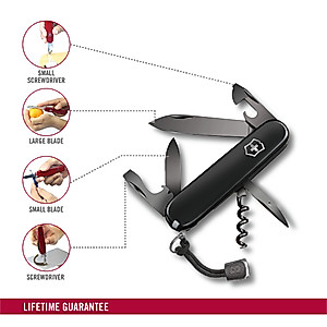 Victorinox Swiss Army Spartan Pocket Knife, PS Black, 91mm