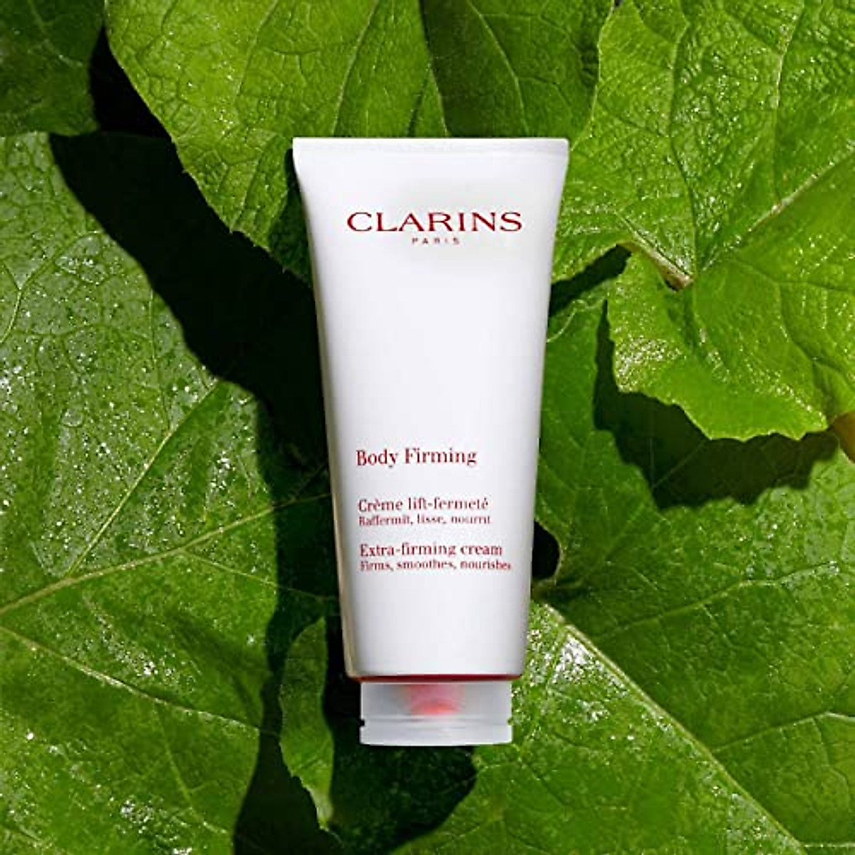 Clarins Extra-Firming Body Cream | Anti-Aging Body Lotion | Visibly Firms, Tightens and Smoothes | 96% Natural Ingredients, Including Organic Shea Butter and Organic Aloe Vera Extract | 6.6 Ounces