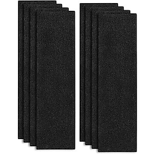 FLT4825 HEPA Filter B Replacement for Germ-Guardian Filter B, Compatible with 22" Air Pu-rifier AC4825E AC4825 AC4300 AC4900CA AP2200CA AP2800CA, 2 HEPA and 8 Pre-Filter