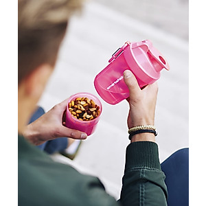 Smartshake Original 2GO, 20 oz Shaker Cup, Pink (Packaging May Vary)