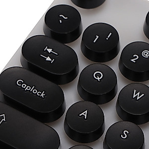 Sanpyl Mechanical Keyboard, RBG Backlit USB 104 Keys Wired Gaming Keyboard High Speed Response Retro Punk Computer Keyboard for Laptop Desktops(Black)