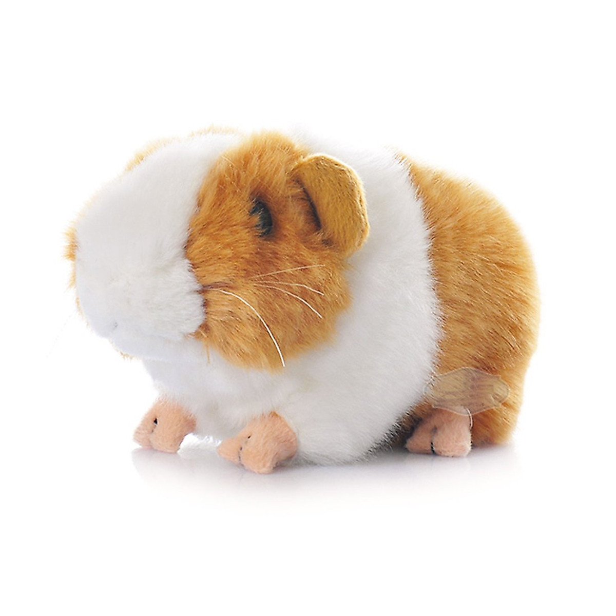 Cute Guinea Pig Plush Soft Stuffed Animals Toys 7 Inch (Yellow+White)