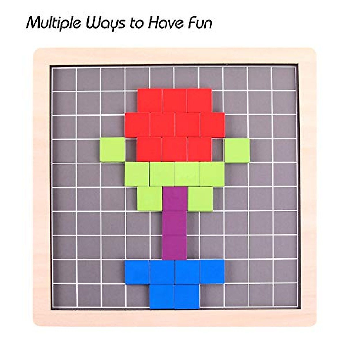 GEMEM Wooden Montessori Math Counting Hundred Board Toys, 1-100 Consecutive Numbers Learning & Educational Game Toy for Kids Toddlers 3 Year Old with Storage Bag