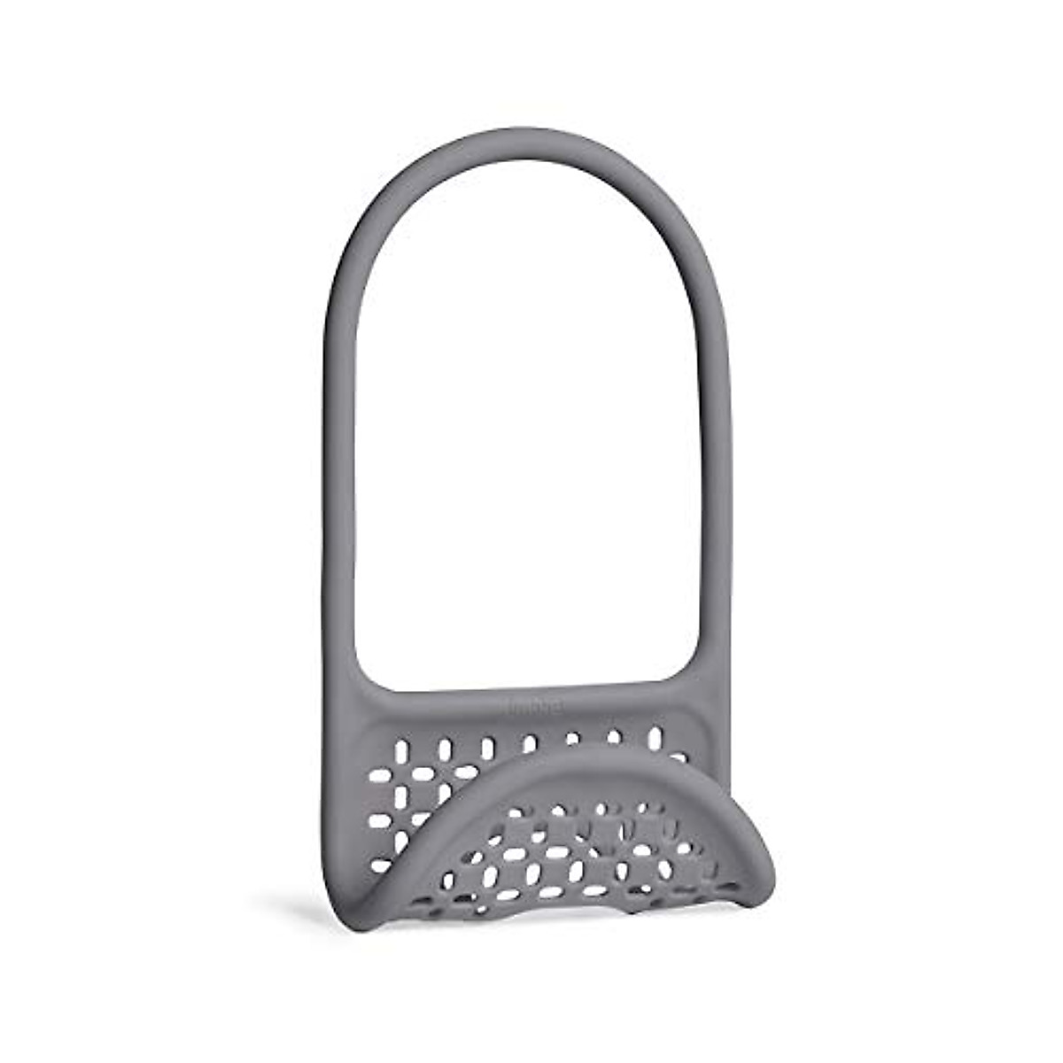 Umbra Sling Kitchen Sink Accessory, Single-Sided Sponge Holder, Charcoal