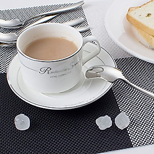 WARMBUY Small Stainless Steel Ice Cream Spoon Coffee Spoons Dessert Spoons, Set of 10